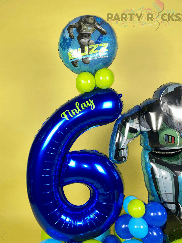 Buzz Lightyear Personalised Number Balloon Marquee